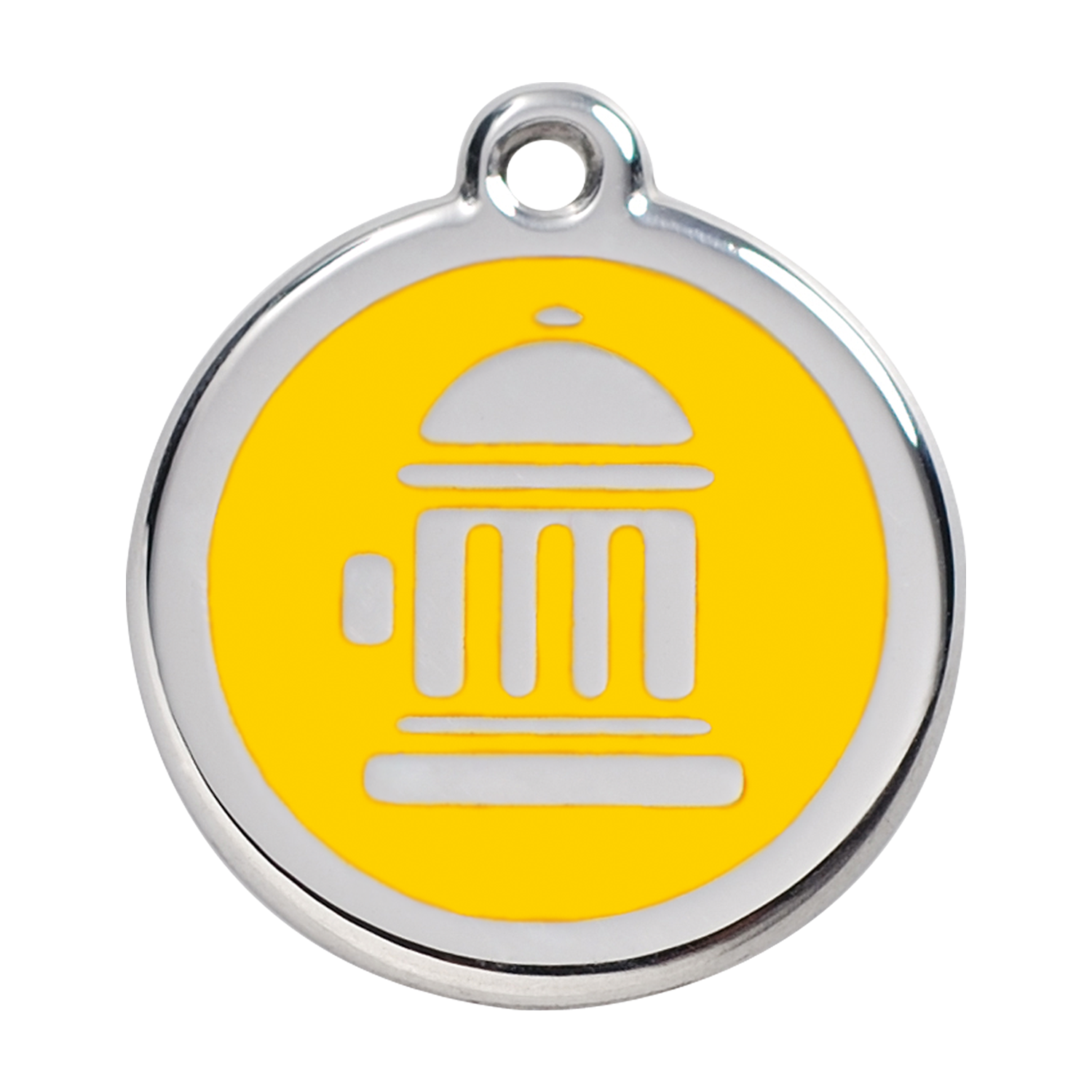 Red Dingo Stainless Steel & Enamel Fire Hydrant Dog ID Tag – PupLife ...