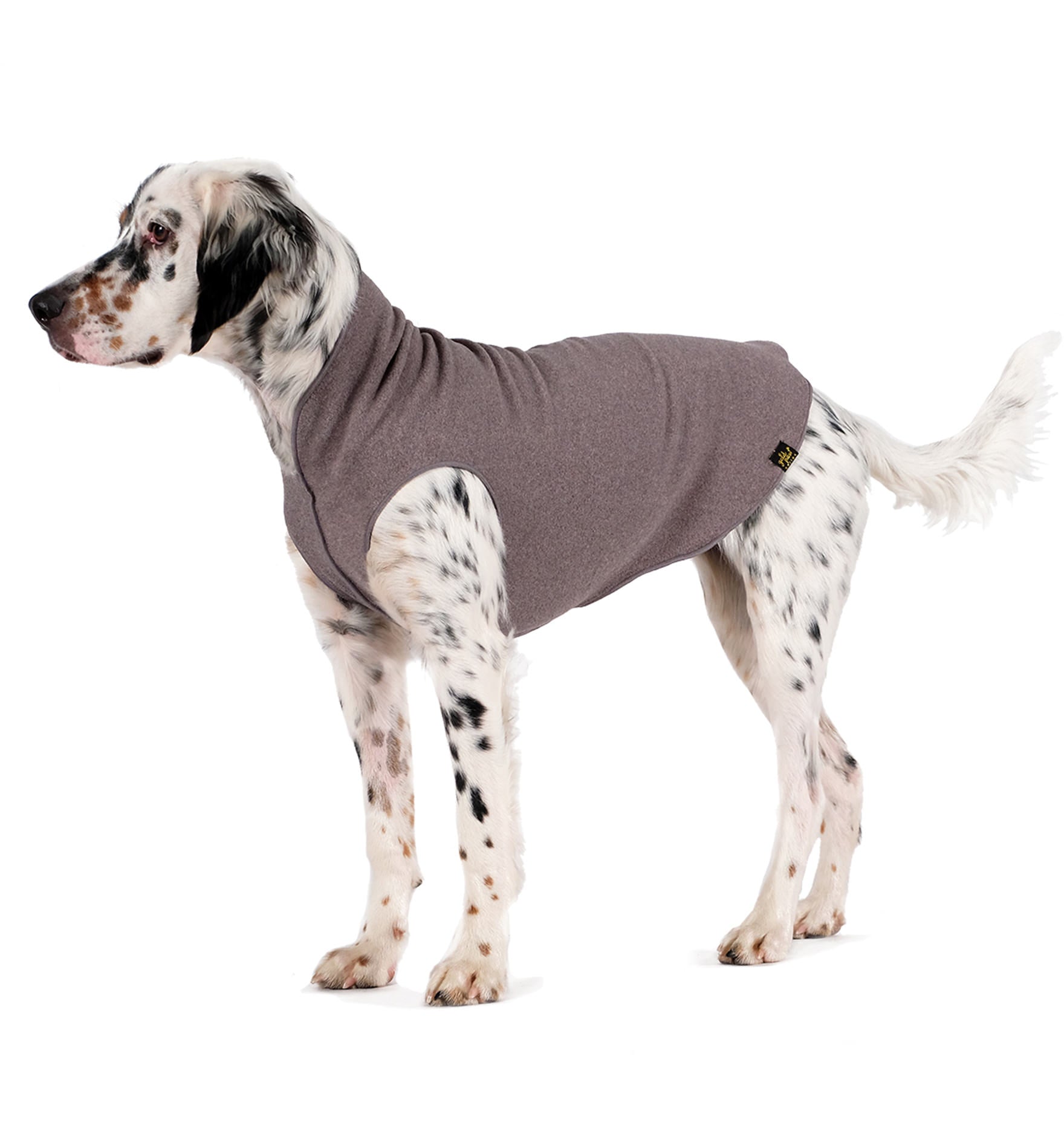 Gold Paw Stretch Fleece Dog Coat - Charcoal Gray – PupLife Dog Supplies